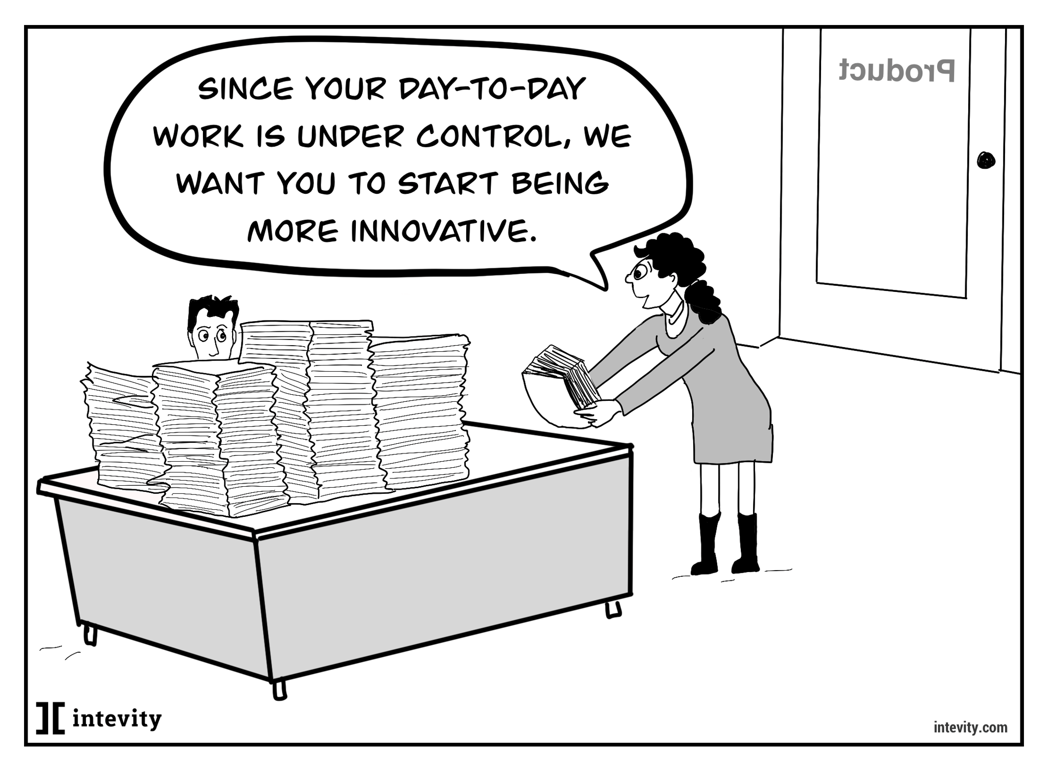 Cartoon: Innovation on Top of Your Day Job